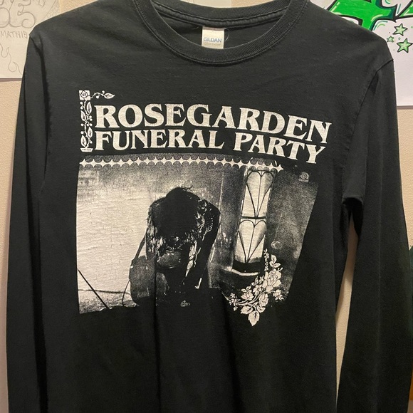 Gildan | Shirts | Thrifted Gothic Band Merch Long Sleeve With Gothic ...